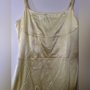 Zara | Dresses | Yellow Mini Dress Super Cute With Corset Style Top ...